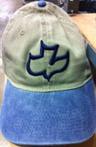 CAP DOVE KHAKI/BLUE DENIM