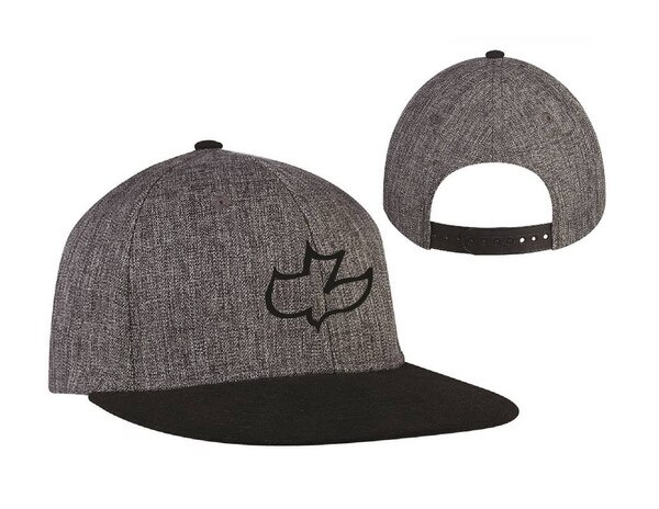 CAP DOVE TWEED/BLACK SNAPBACK