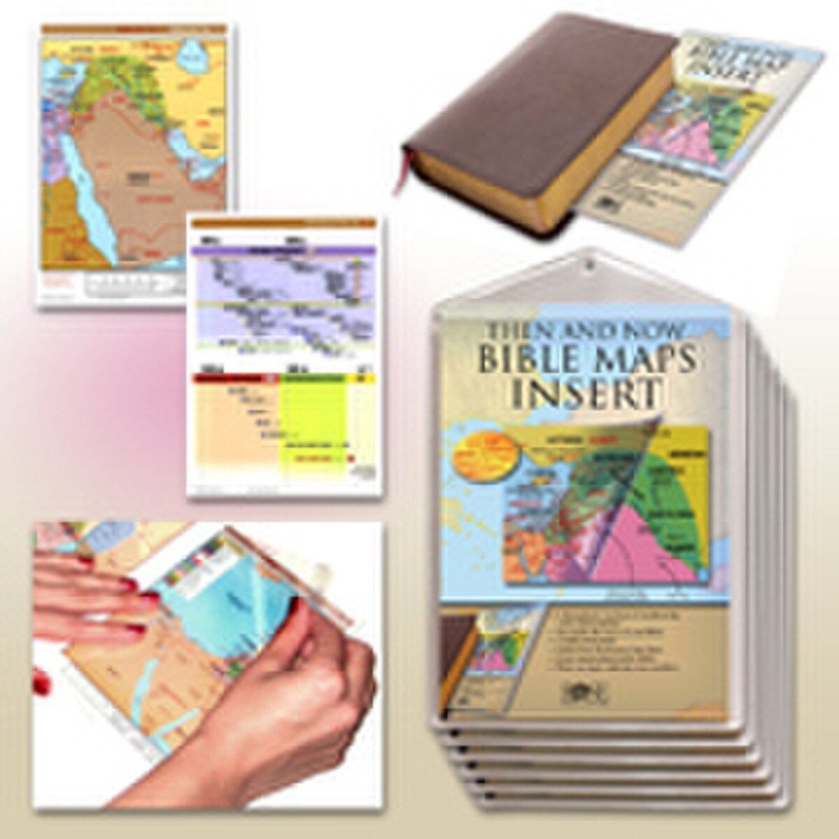 THEN AND NOW BIBLE MAPS
