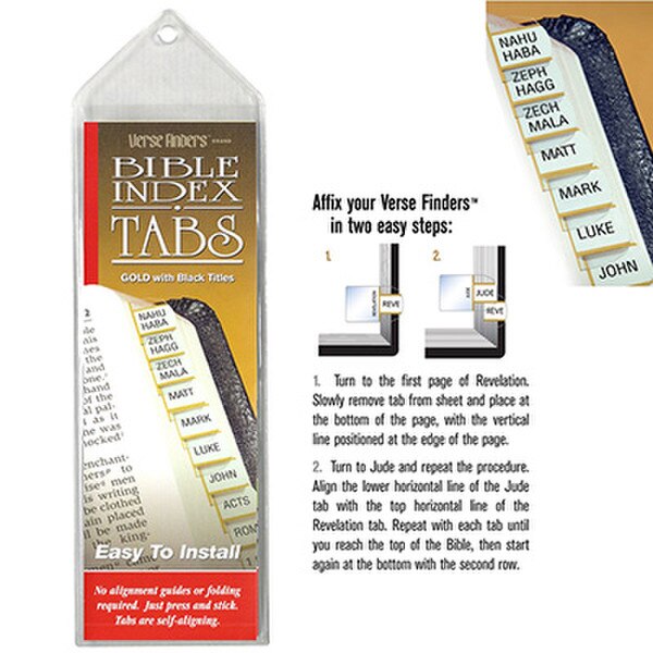 TABS BIBLE VERSE FINDER HORIZONTAL GOLD