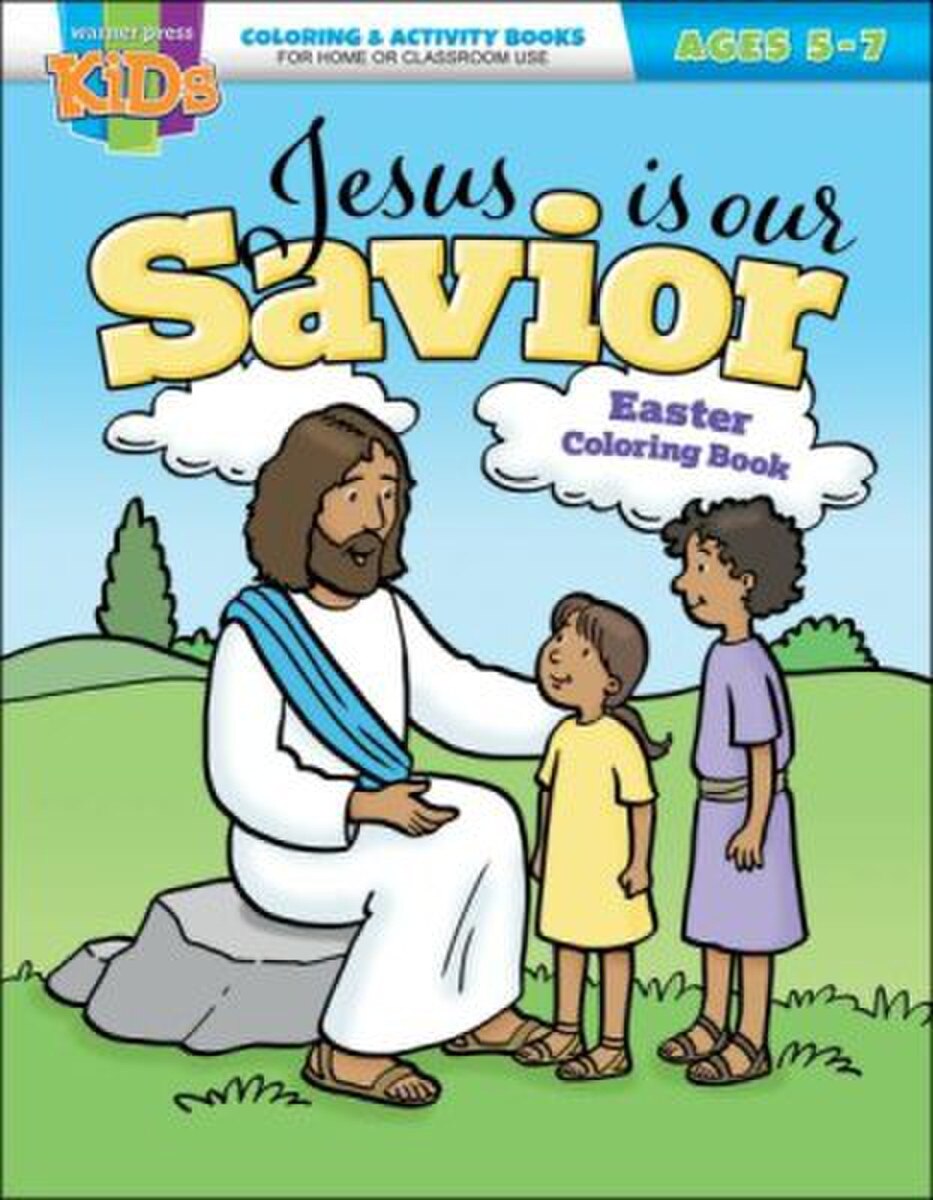 COLORING BOOK JESUS IS OUR SAVIOR AGES 5-7